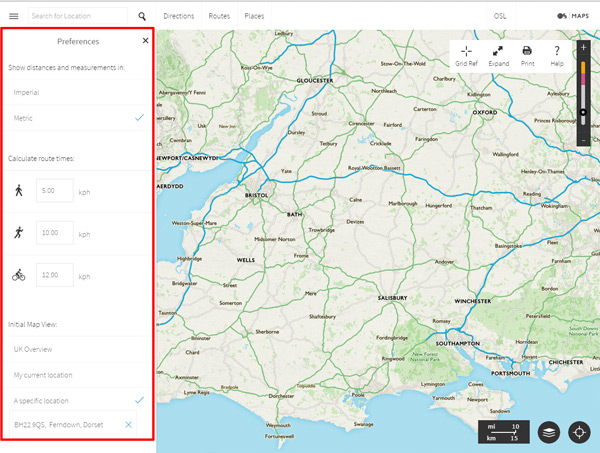 OS Maps web FAQ | Common problems answered